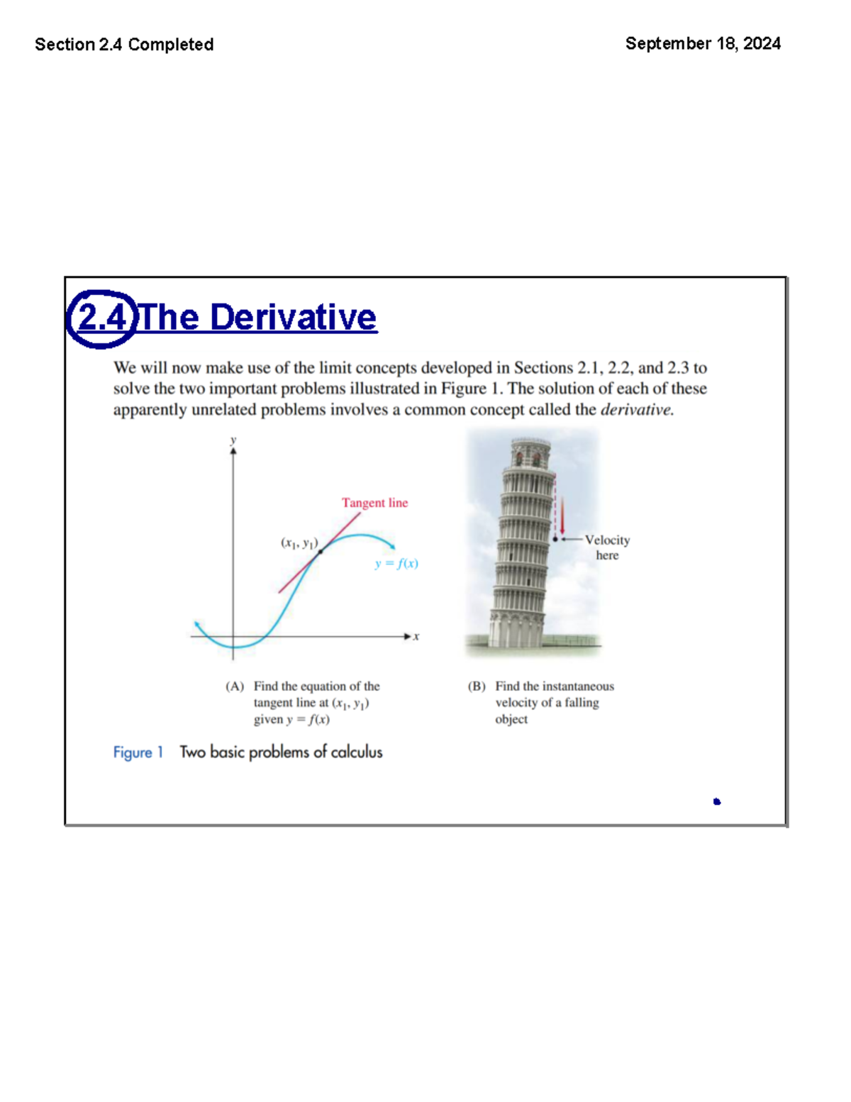 The Derivative Math 209 2 4 The Derivative Examples The