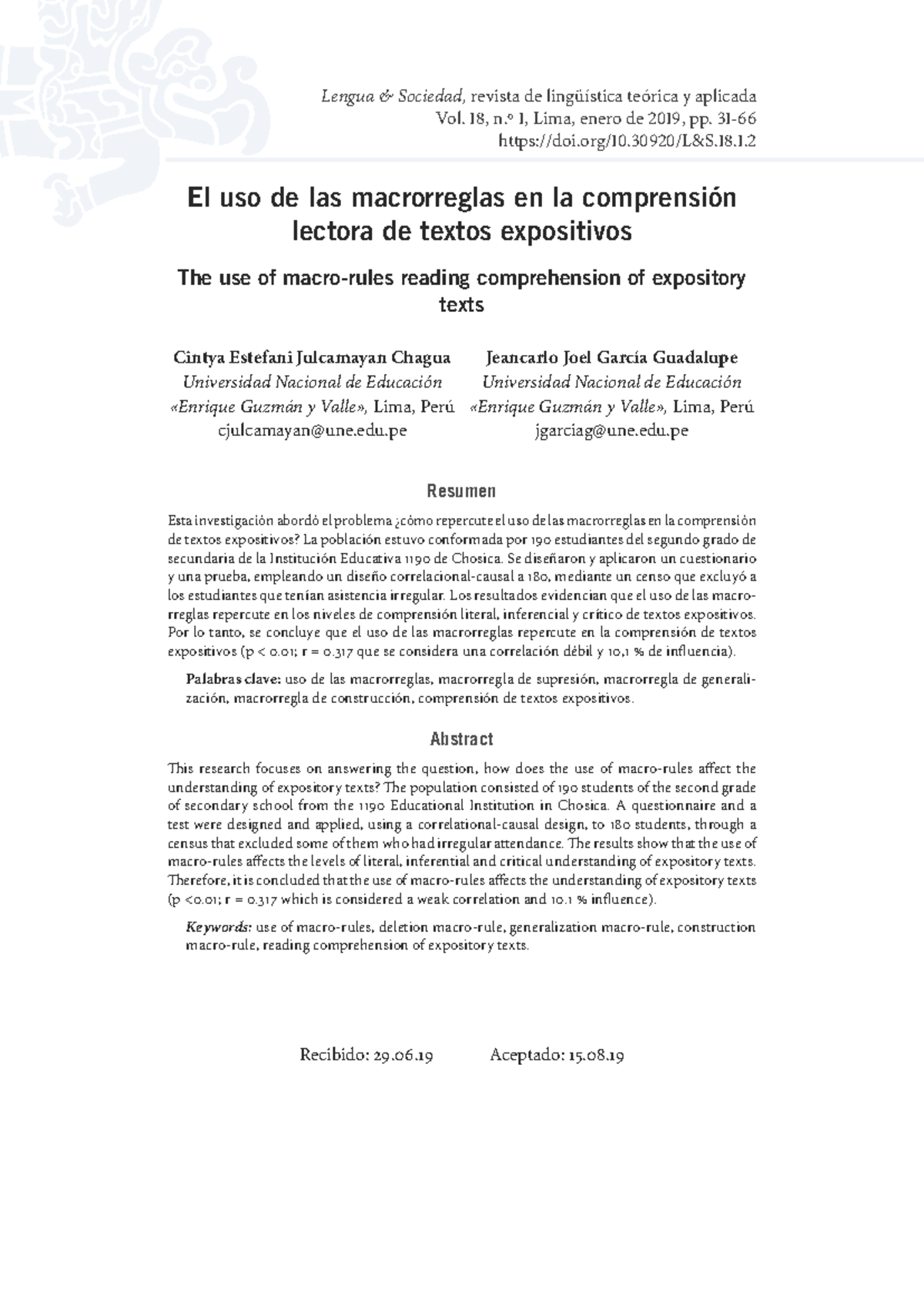 L1.T3.S2.El uso de macrorreglas en la comprensión lectora - Lengua ...