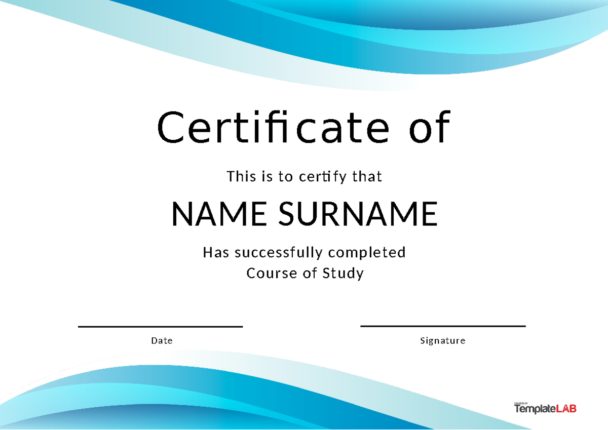 Certificate-completion 2 - BS Secondary Education - Certificate of This ...