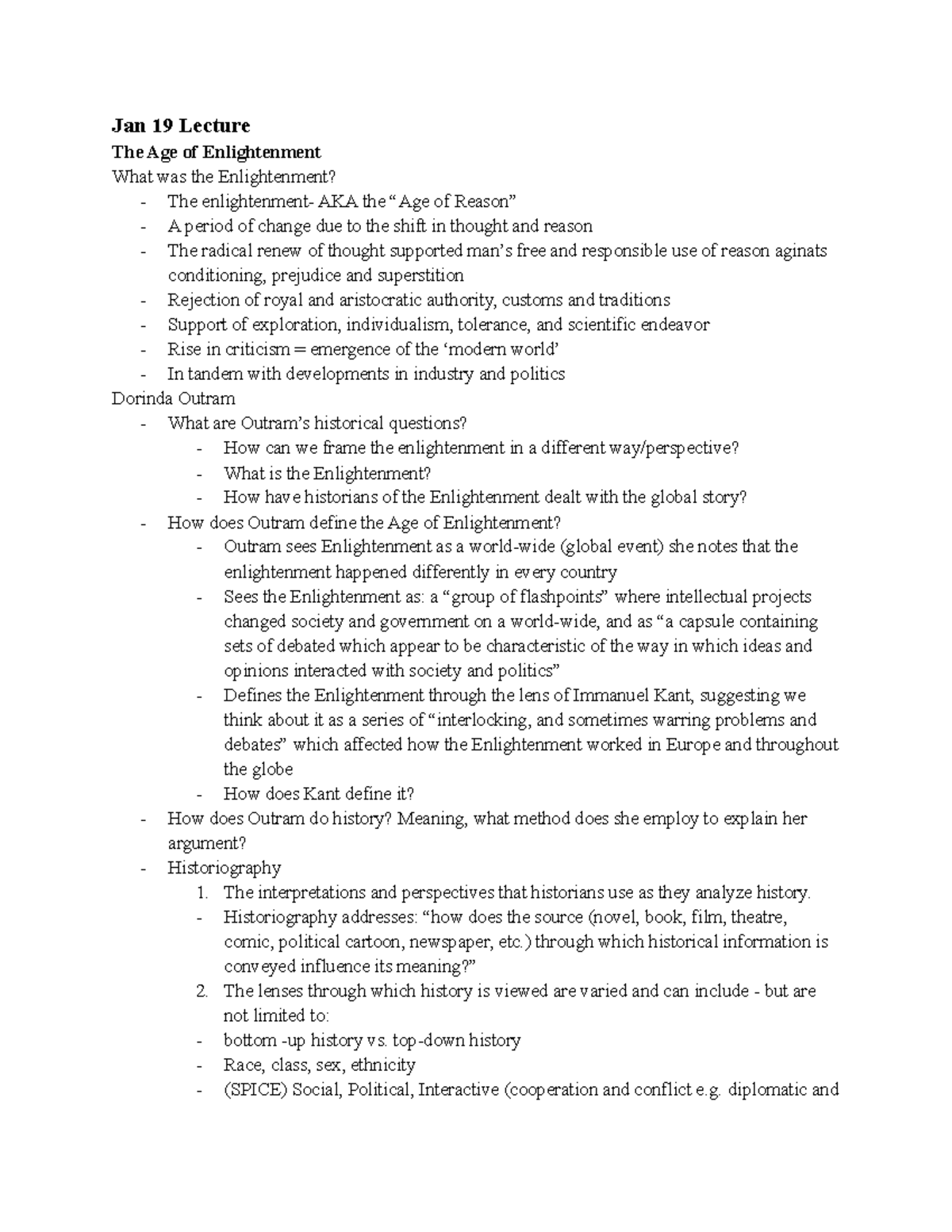 HI 233 Lecture 2 - Taught by Raiza D. Báez Calderón - Jan 19 Lecture ...