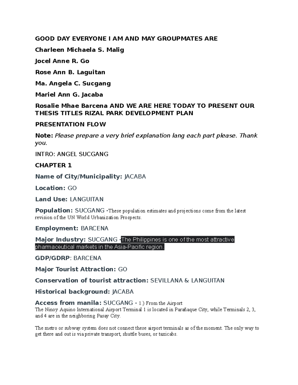 Presentation-FLOW - deved - GOOD DAY EVERYONE I AM AND MAY GROUPMATES ...