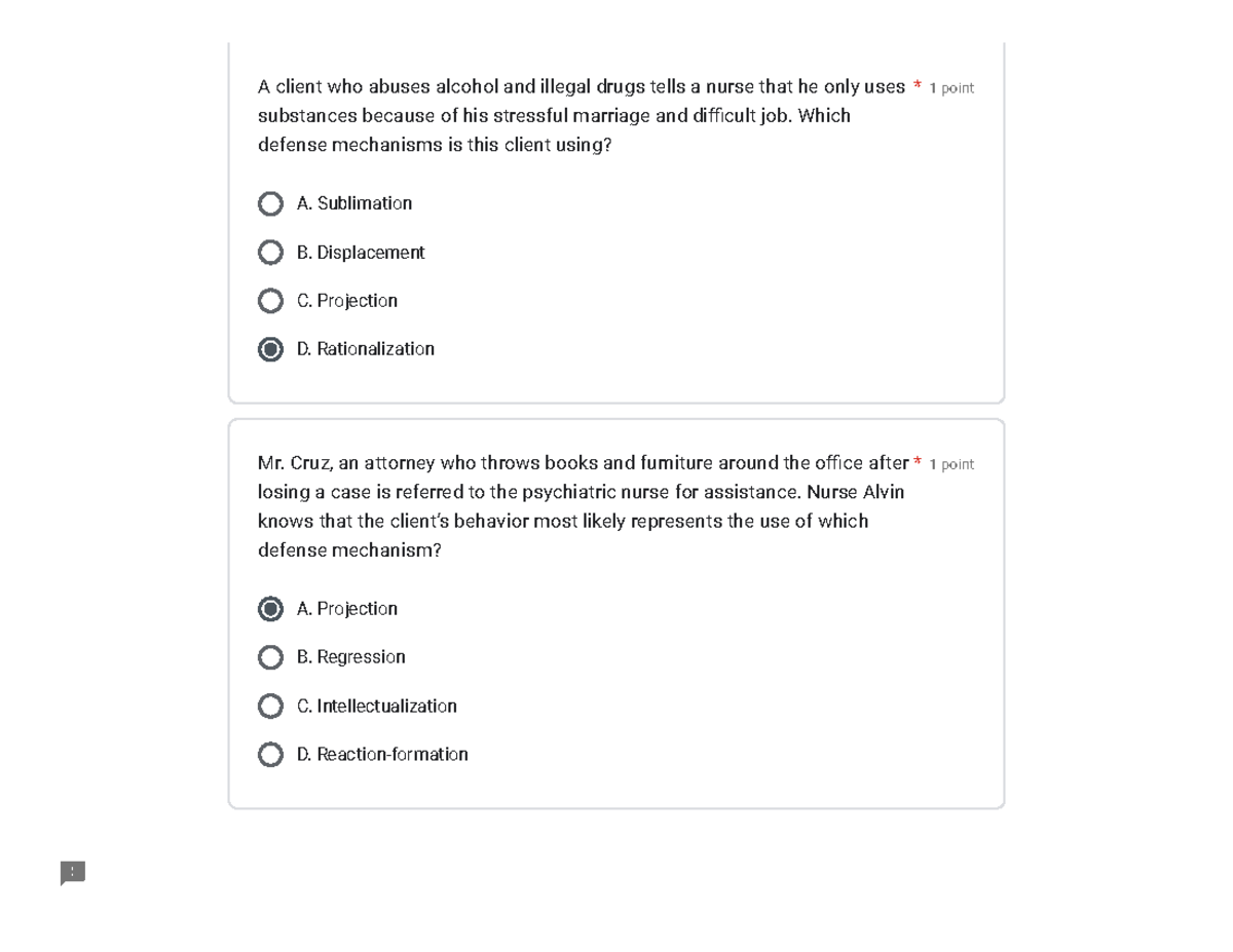 Sas 11 - student activity sheet - 1 point A. Sublimation B ...