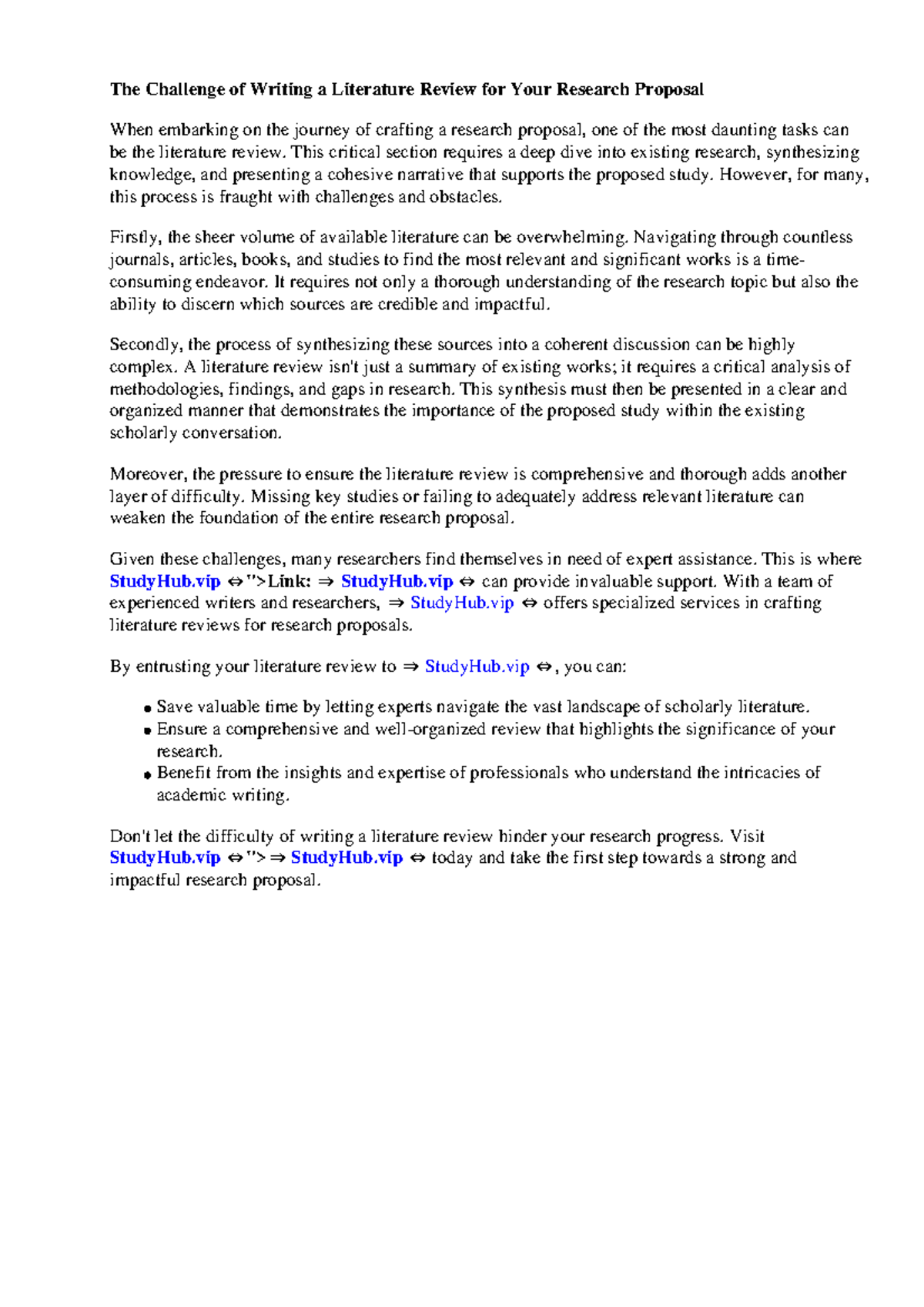 Review Of Related Literature Research Proposal - The Challenge of ...
