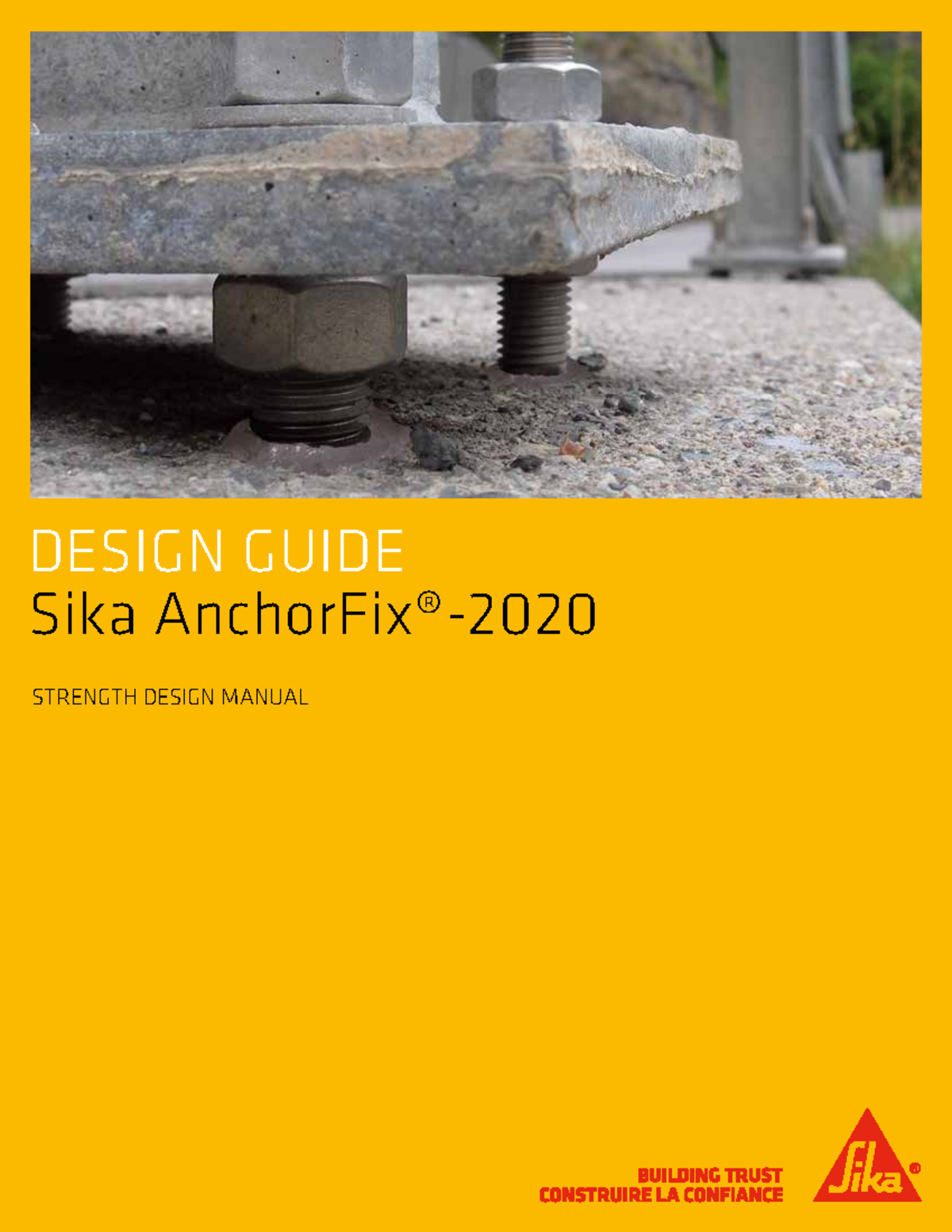 Sika Anchor Fix-2020 Guide EN - STRENGTH DESIGN MANUAL DESIGN GUIDE ...