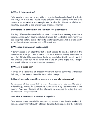 DBMS Lab Viva Questions - Database Management Systems - PESU - Studocu