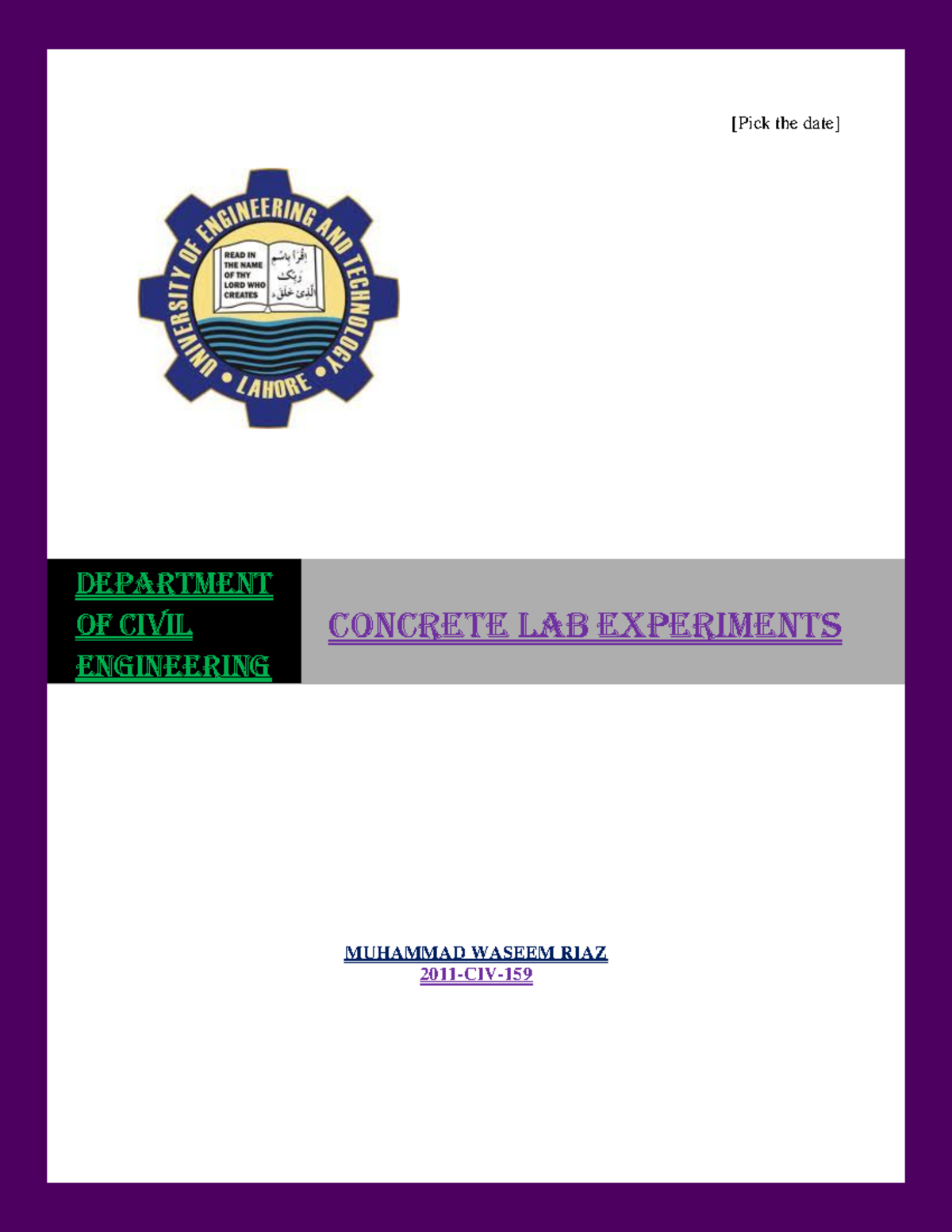 Research Paper To Study The Layout Of Engineering Mechanics Lab - the ...