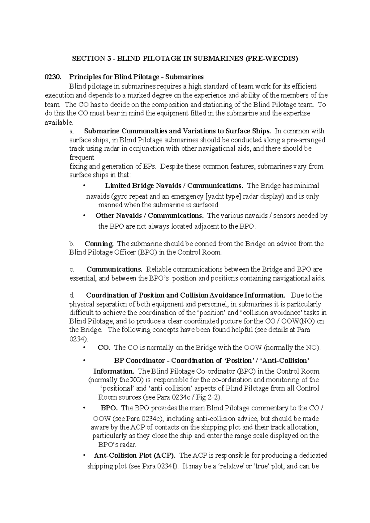 The Admiralty Manual of Navigation (BR 45 Volume 4) Cha PTER 2 Section ...