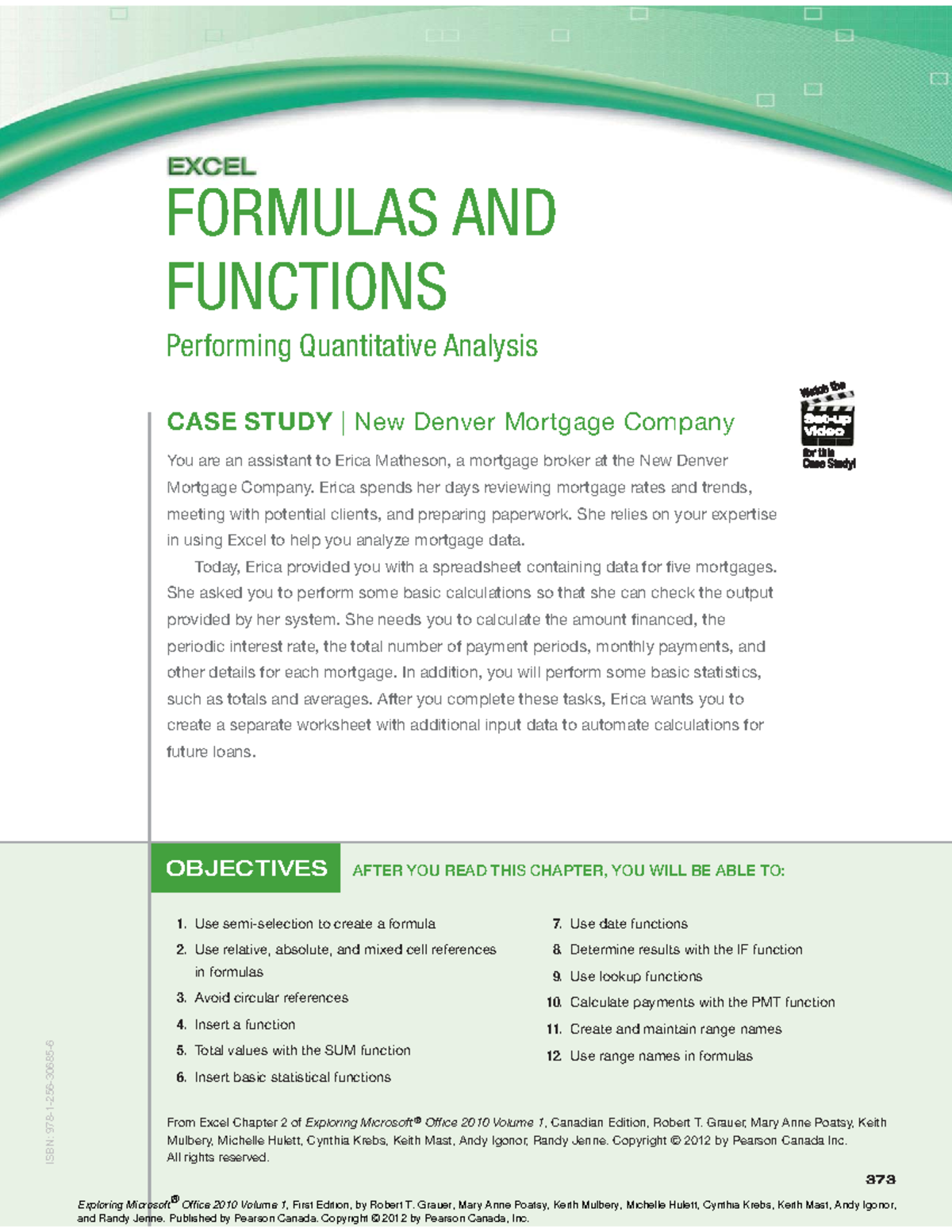 Excel Chapter 02 Lesson - 1. Use semi-selection to create a formula 2 ...