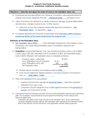 ACCT 3001 3 Exam 1 Practice Problems - (CH 4 and 5) CH 4: Income Statement and Related ...