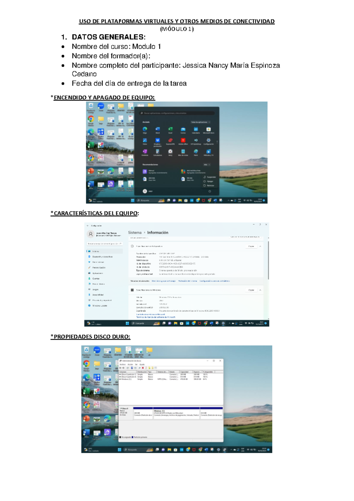 Jessica Nancy María Espinoza Cedano M1 S1 - Introducción a las TIC ...