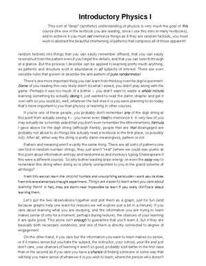 Introductory Physics I 5 - 9 10 Introductory Physics I Your Brain and ...