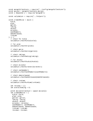 LAB 2 question - CS-546 Lab 2 The purpose of this lab is to familiarize yourself with Node ...