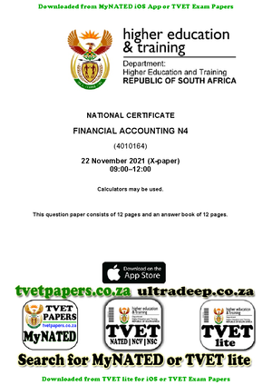 2021 August 5 Electrical Trade Theory N2 MEMO - NATED GO NATIONAL ...