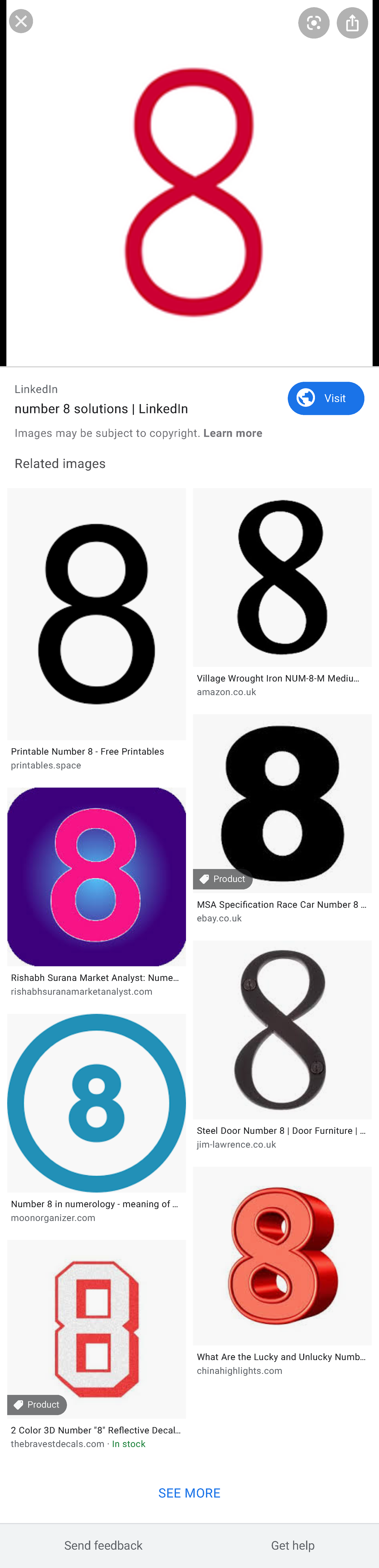 Number 8 in red - Google Search - LinkedIn number 8 solutions ...