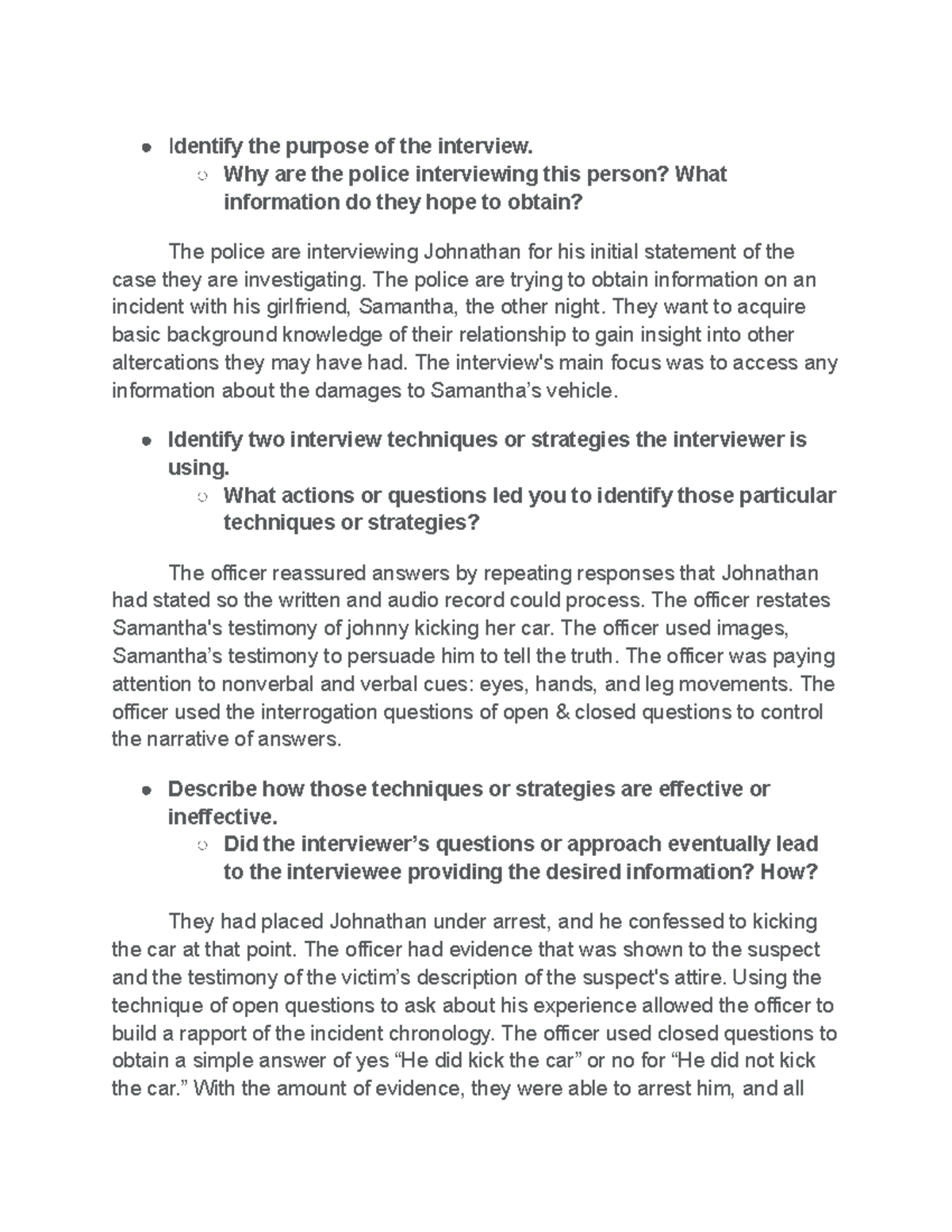 Journal - interrogation and interviewing technique and strategies - I ...