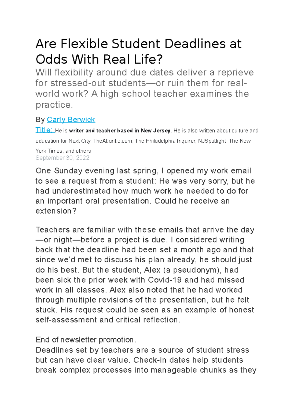 B3 - Long-Term Debt-Paying Ability - Are Flexible Student Deadlines at ...