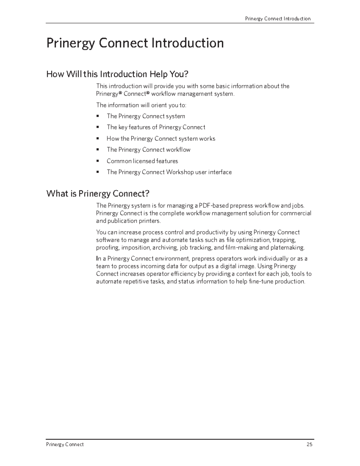 Prinergy Intro - Prinergy Connect Introduction Prinergy Connect 25 ...