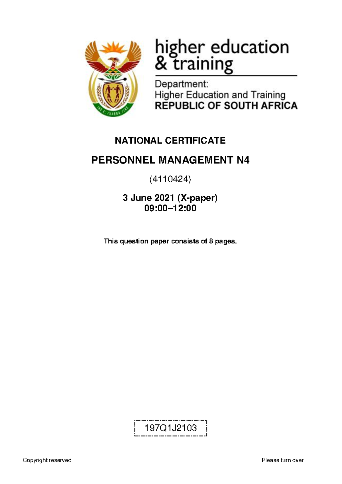 N4 Personnel Management June 2021 - NATIONAL CERTIFICATE PERSONNEL ...