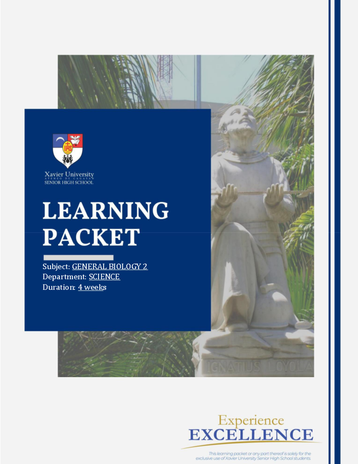 Biology 2 Module 1 - This will serve as a guide to students who are ...