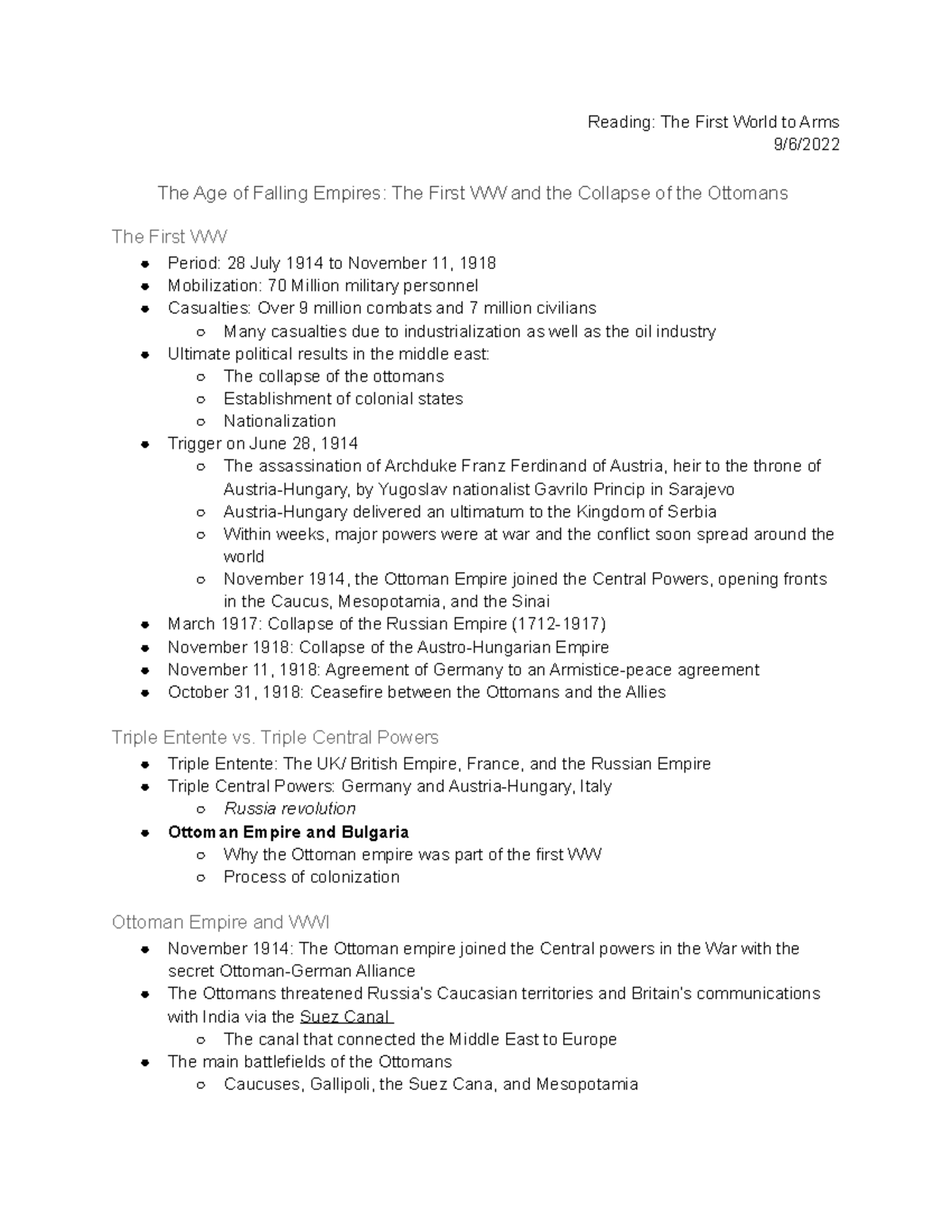 The Age of Falling Empires The First WW and the Collapse of the ...