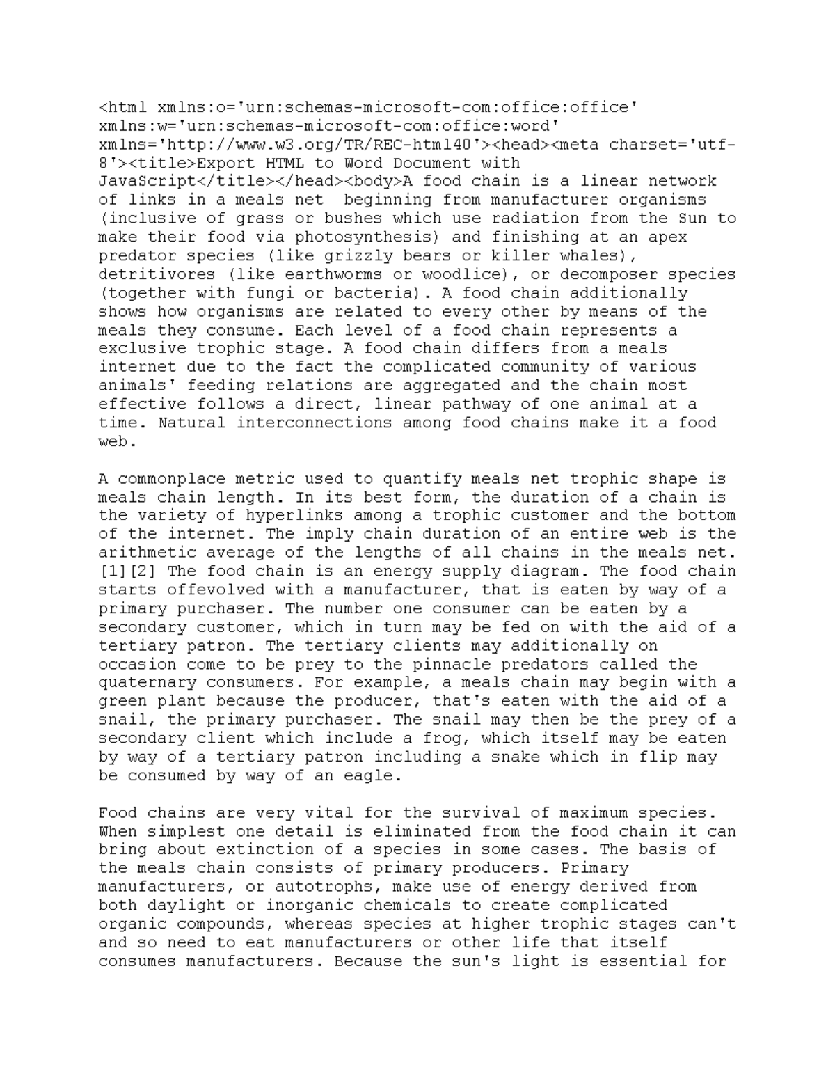 Document part Summary Export HTML To Word Document With JavaScript A
