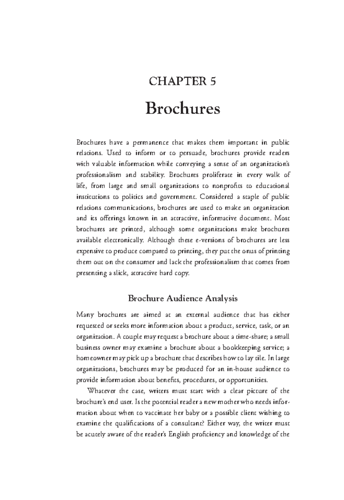 Mizrahi (2016 ) Chapter on Brochures 230227 104848 - CHAPTER 5 ...