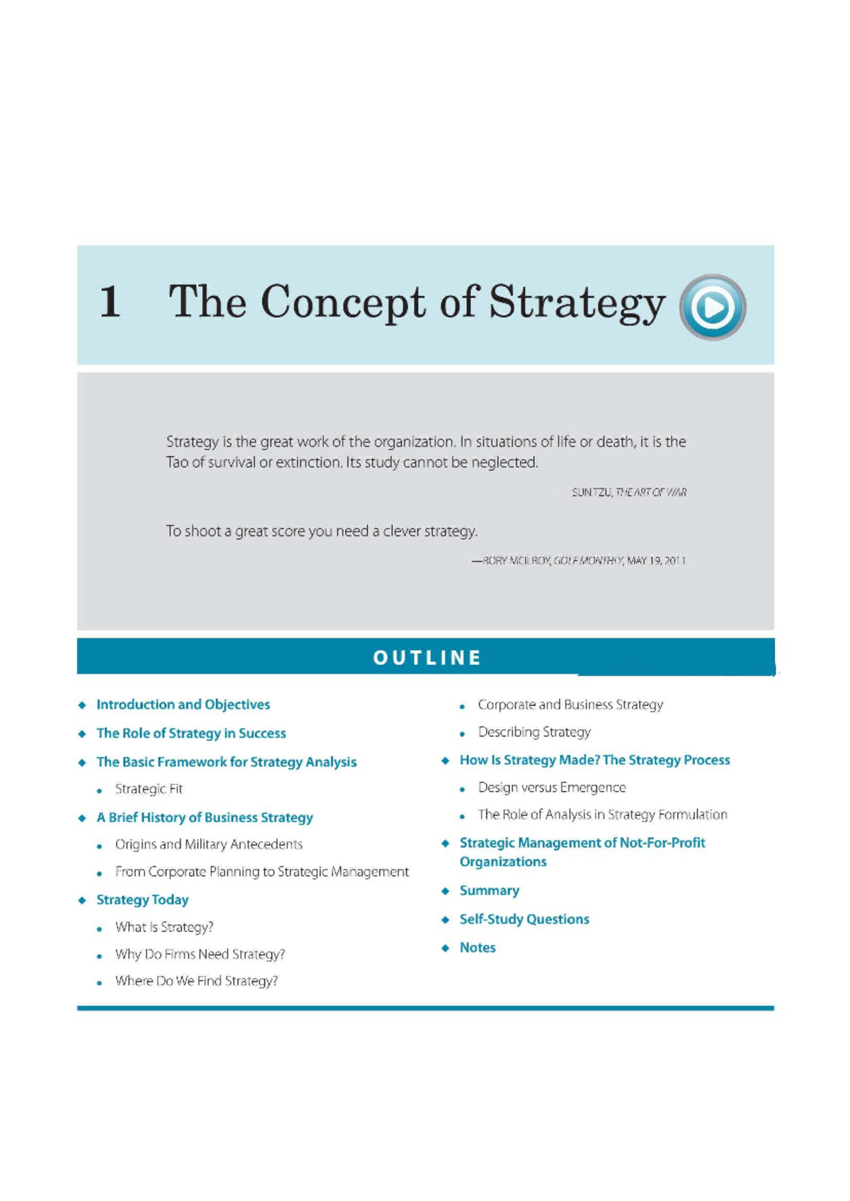 Grant - Cap1 - Capitolo 1: the concept of strategy - 1 The Concept of ...