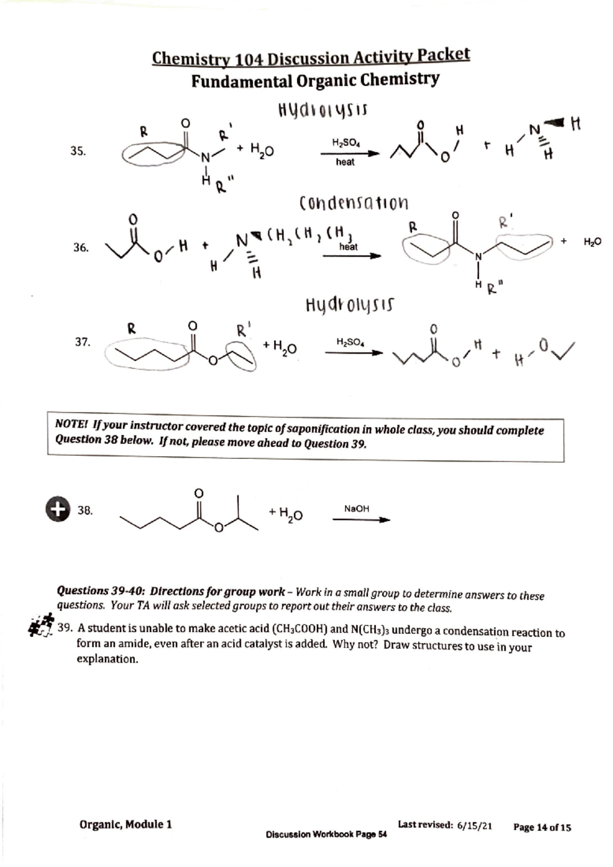 Module 1: Fundamental Organic Chemistry - Chemistry 104 Discussion ...