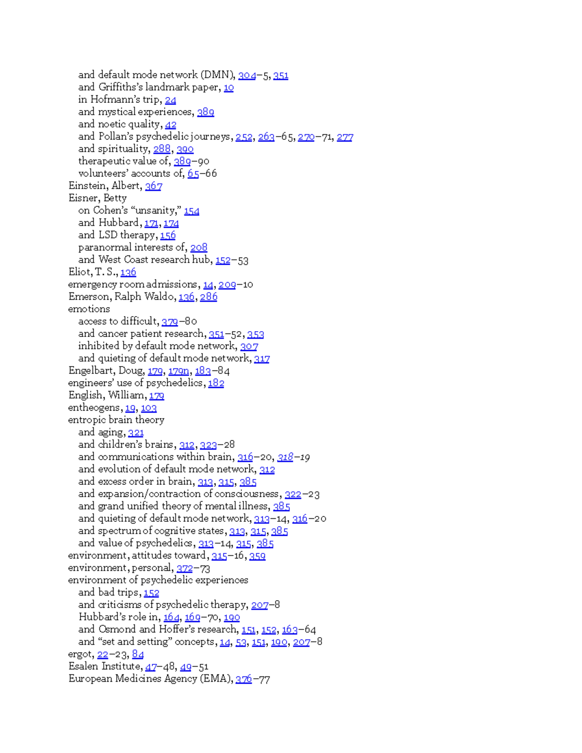 367 - Hello - Eisner, Betty and default mode network (DMN), 304 –5, and ...