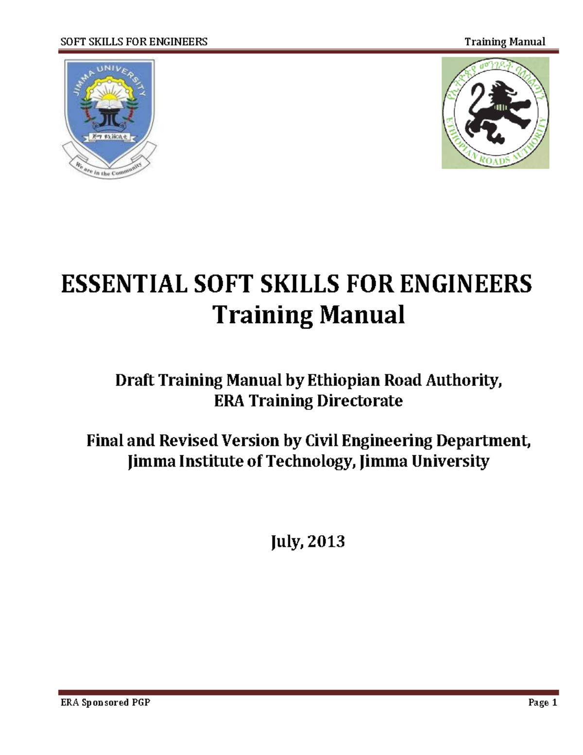 Soft Skills for Engineers - ESSENTIAL SOFT SKILLS FOR ENGINEERS ...
