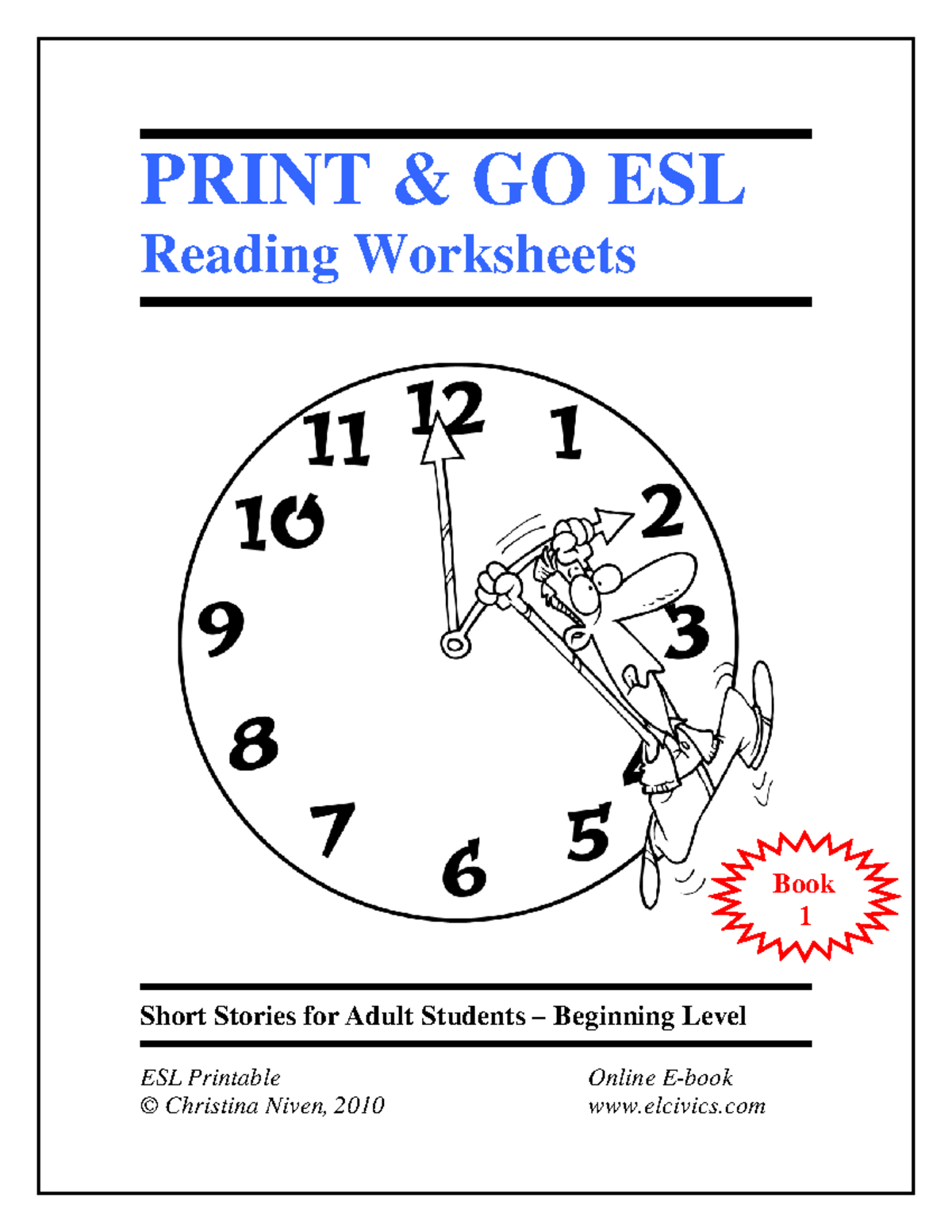 Short Stories for Adult Students - Beginner level - Book 1 - PRINT & GO ...