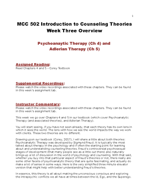 Probe Assignment - Professional Orientation Paper- ASSESSMENT Probe ...