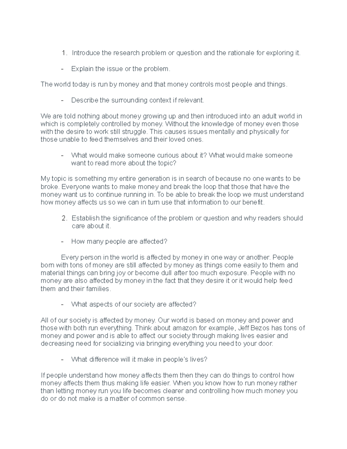 P2.4 Structuring The Research Essay (USF Writes) - Introduce the ...