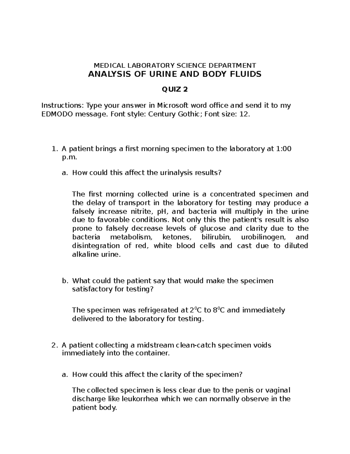 AUBF - Analysis of Urine and body fluids by Strasinger and Di Lorenzo ...