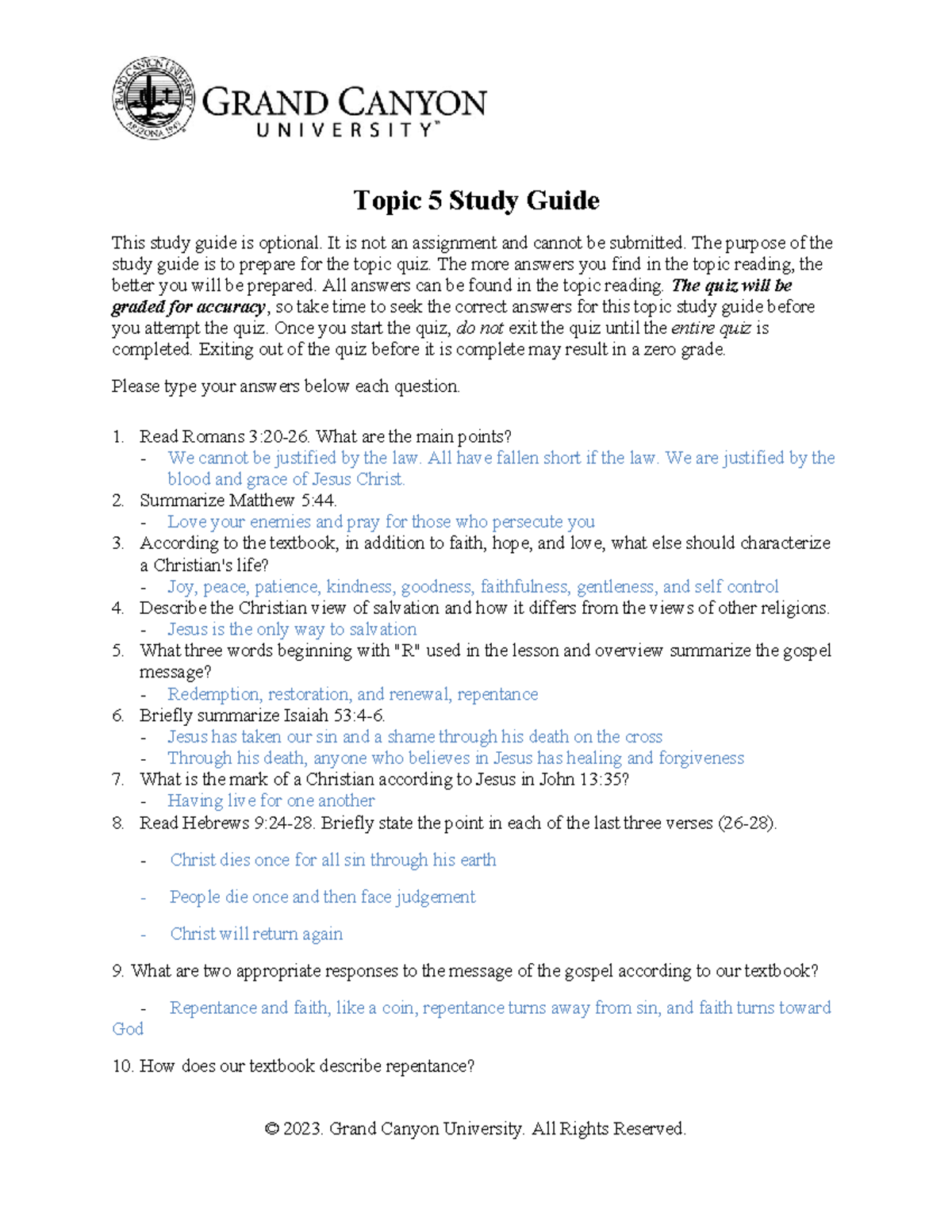 CWV-101 Topic-5-Study-Guide Lacey Z - Topic 5 Study Guide This study guide is optional. It is ...
