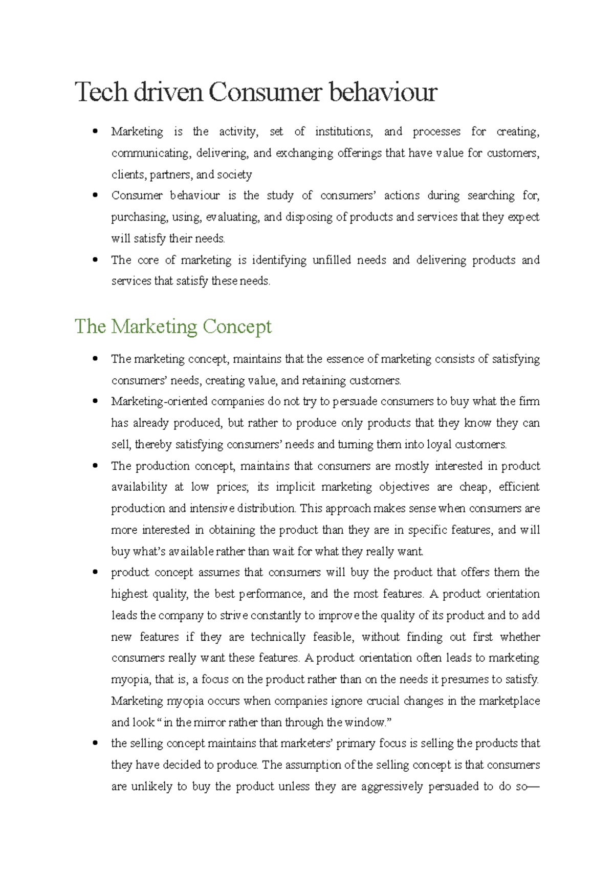 1.Technology-Driven Consumer Behaviour - Tech driven Consumer behaviour Marketing is the ...