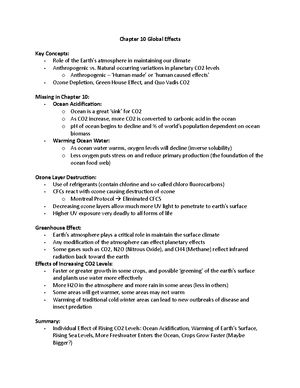 ENVS 101 Chapter 7 Review Question - Environmental Science 101 ...