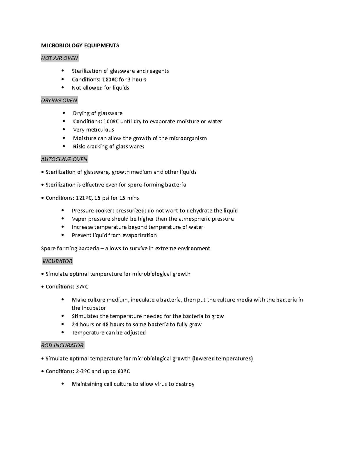 Microbio LAB - Lecture notes of Nursing Level 1 - MICROBIOLOGY ...