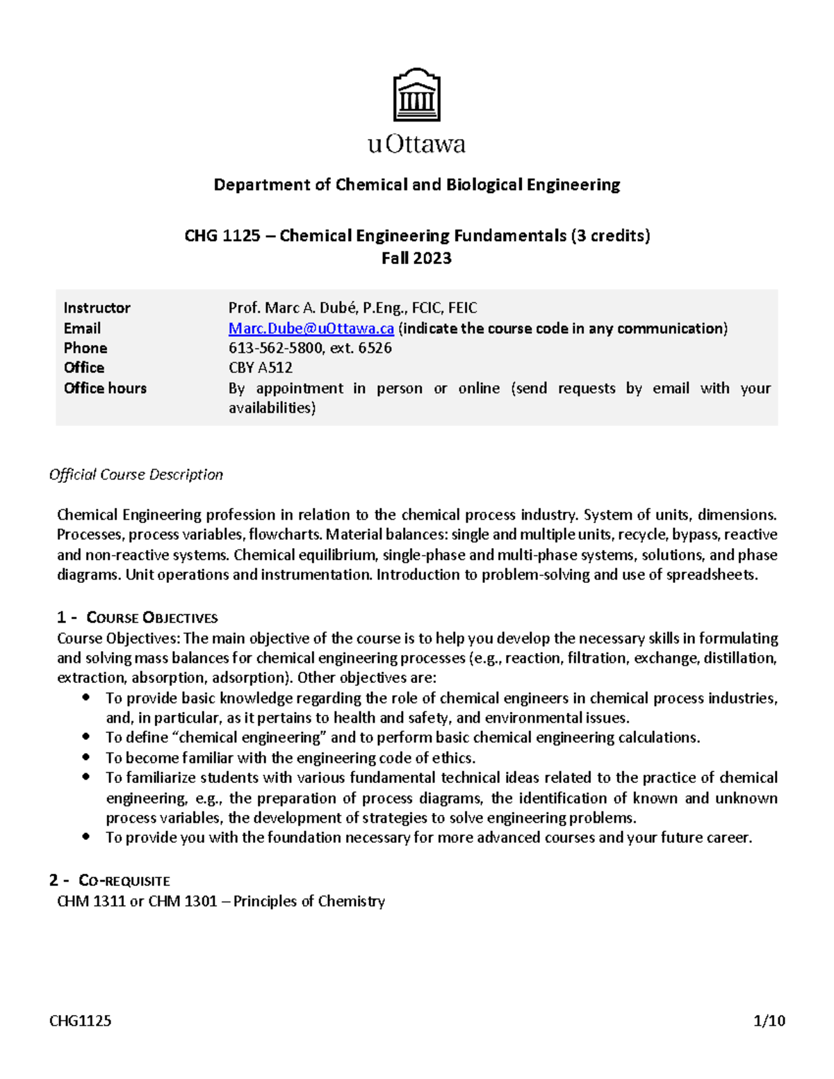 chem eng syllabus - Department of Chemical and Biological Engineering ...