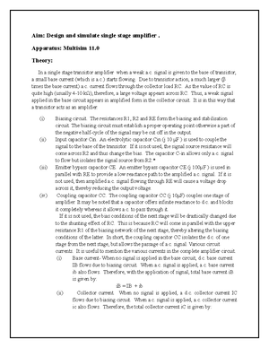 Experiment of Design and Simulate Multiplexer and Demultiplexer - Aim : Design and Simulate ...