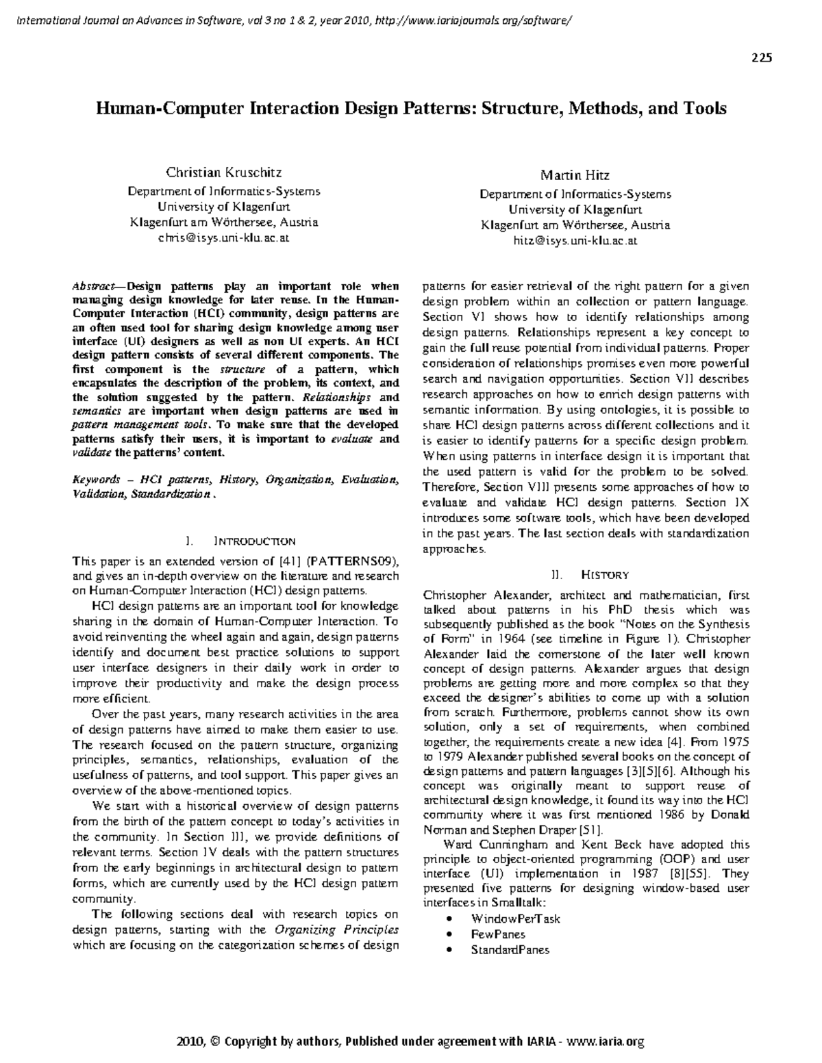 Soft v3 n12 2010 17 - asdf - Human-Computer Interaction Design Patterns ...