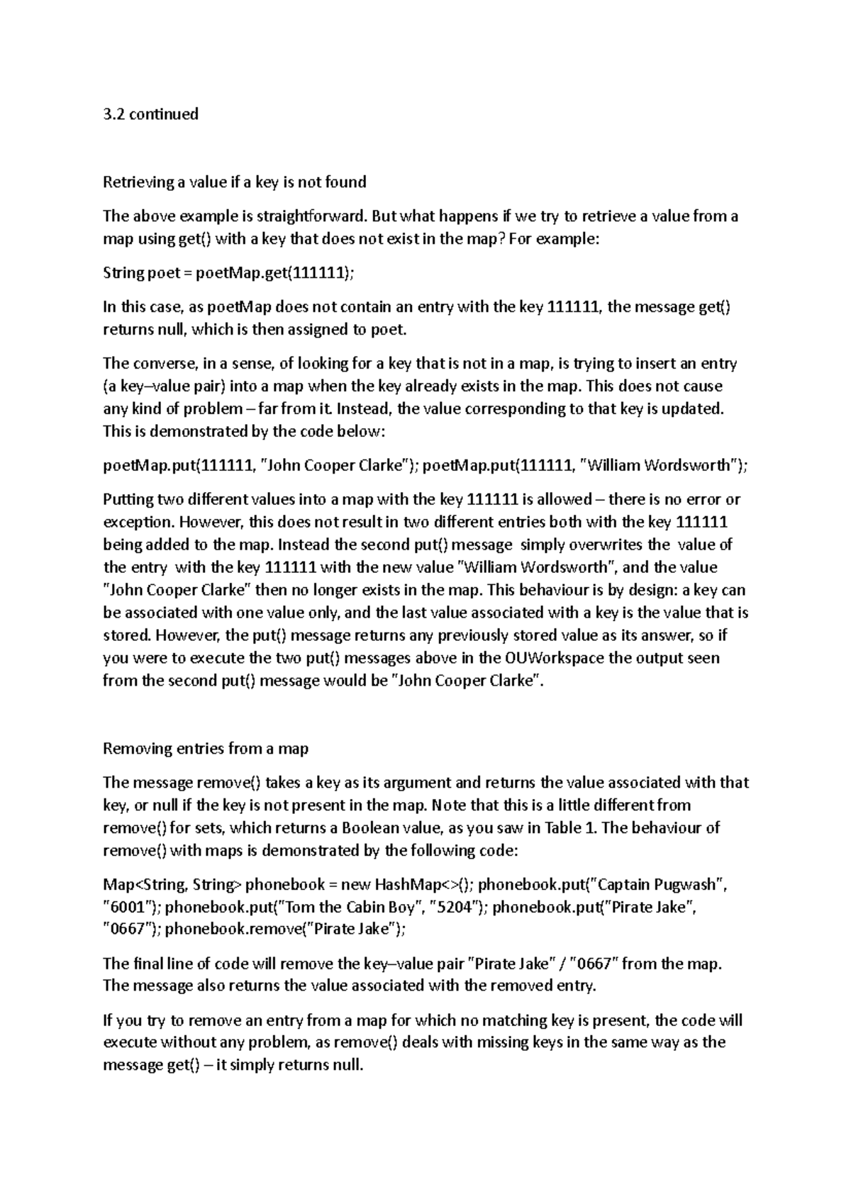 Unit 10 - 3.2 continued - in depth notes from the units in the M250 ...