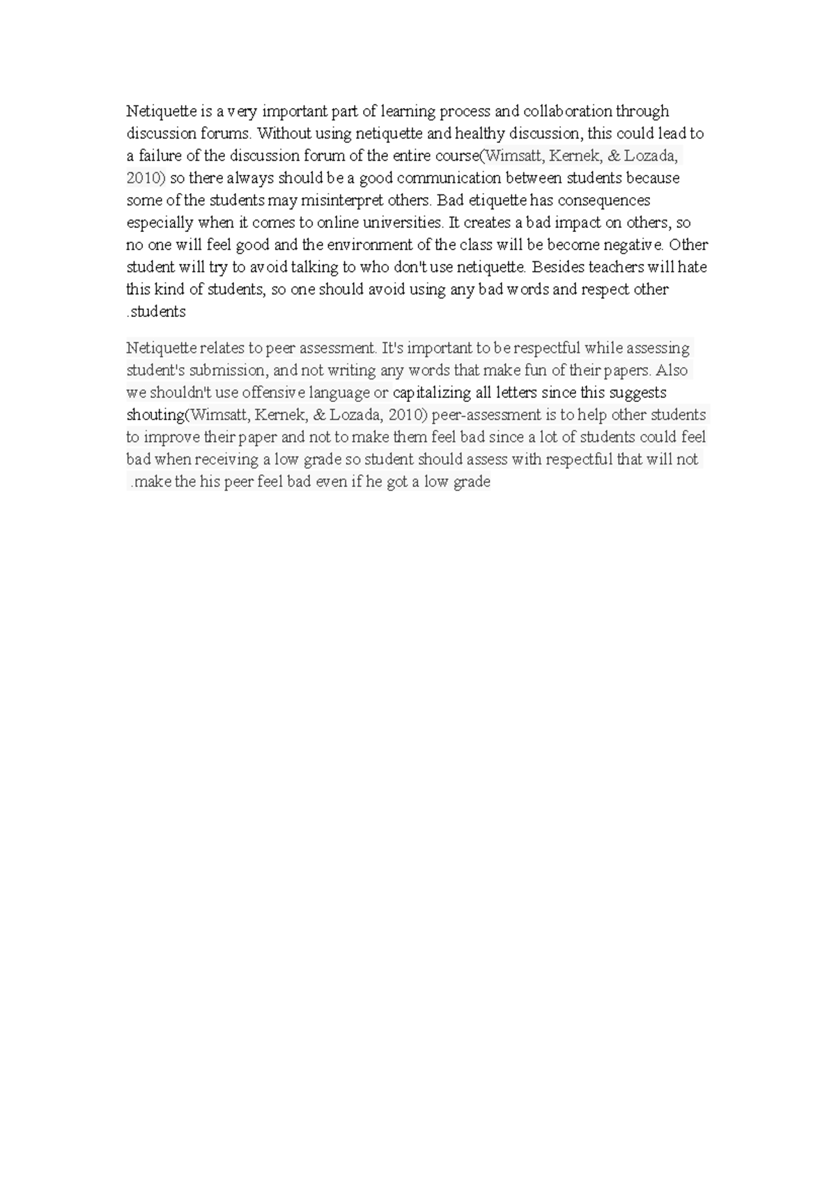 Netiquette is a very important - Without using netiquette and healthy ...