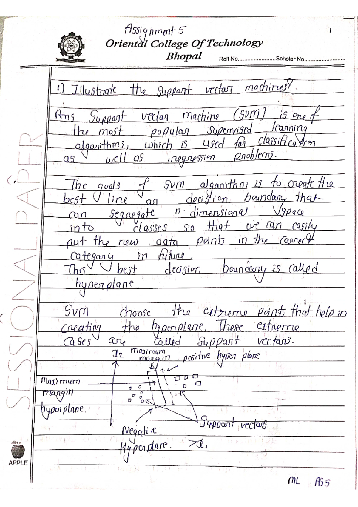 Ml 5 - Machine Learning - Studocu