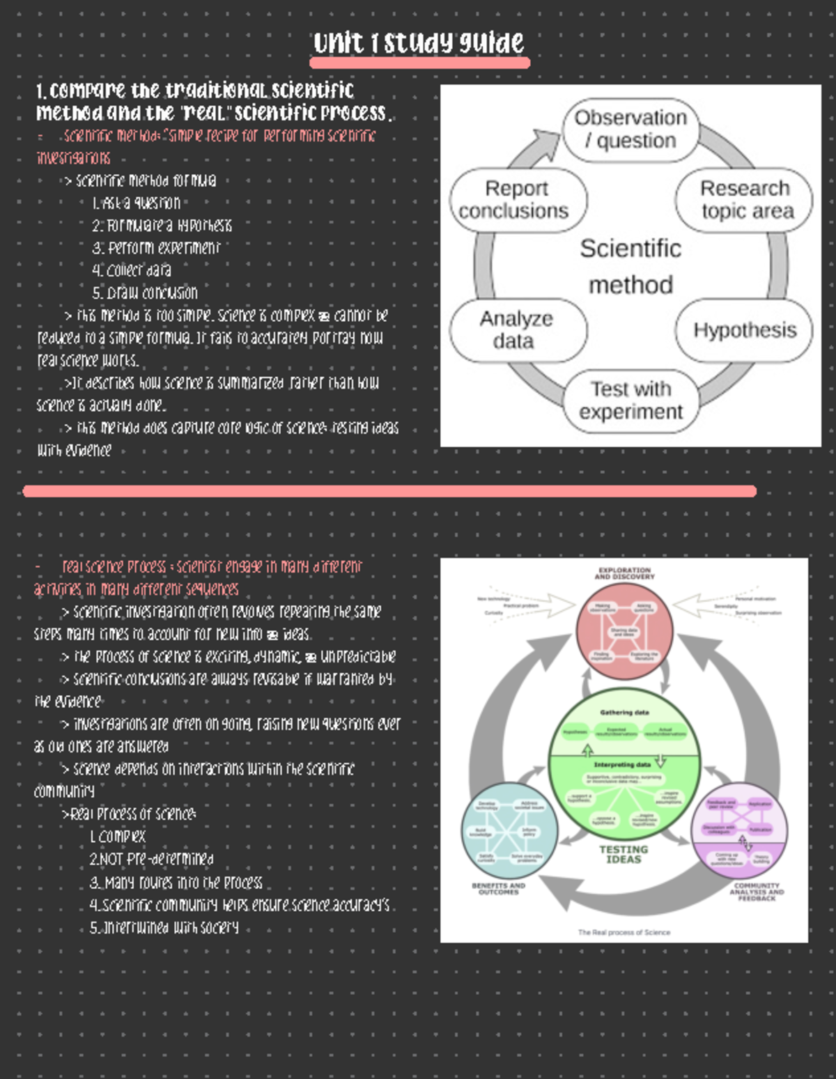 Unit 1 Study Guide - Unit 1 study guide Compare the traditional ...