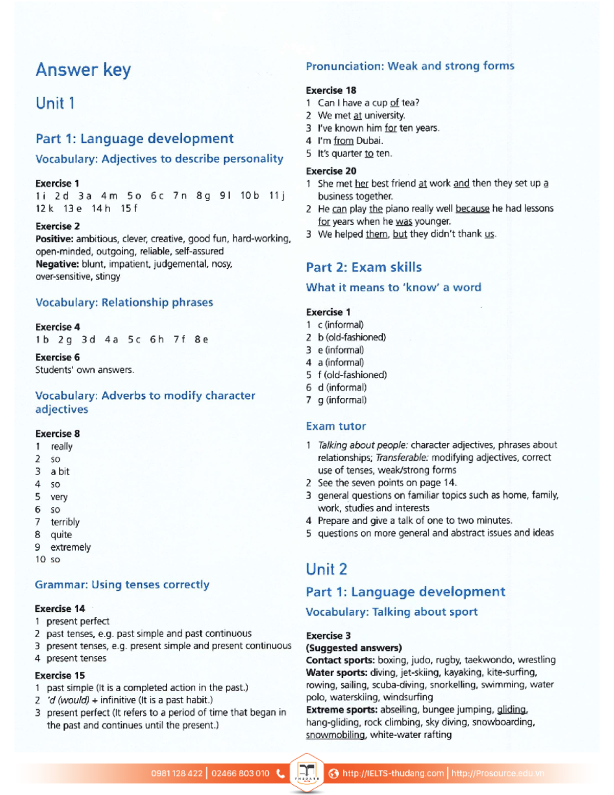 Collins Speaking For Ielts [ Ielts Thu Dang]-keys - Li thuyet tai chinh ...