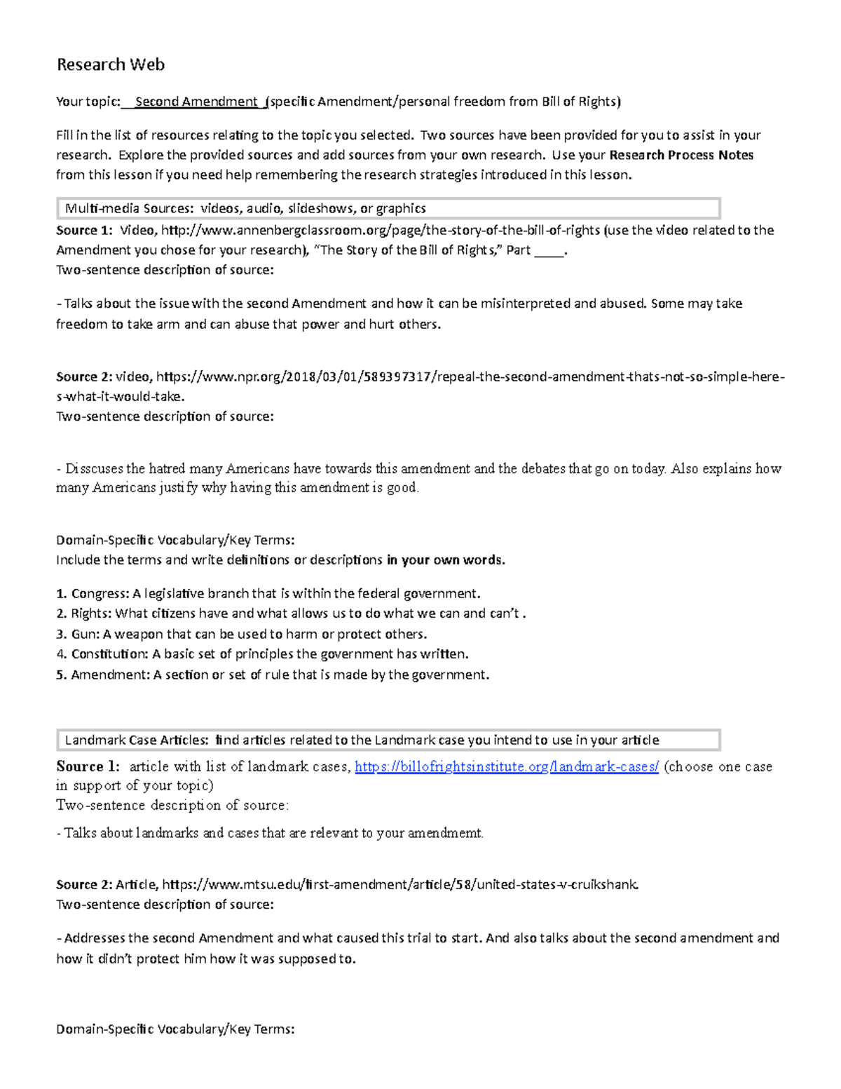 Fact Finding - Question and answer provided for this activity ...