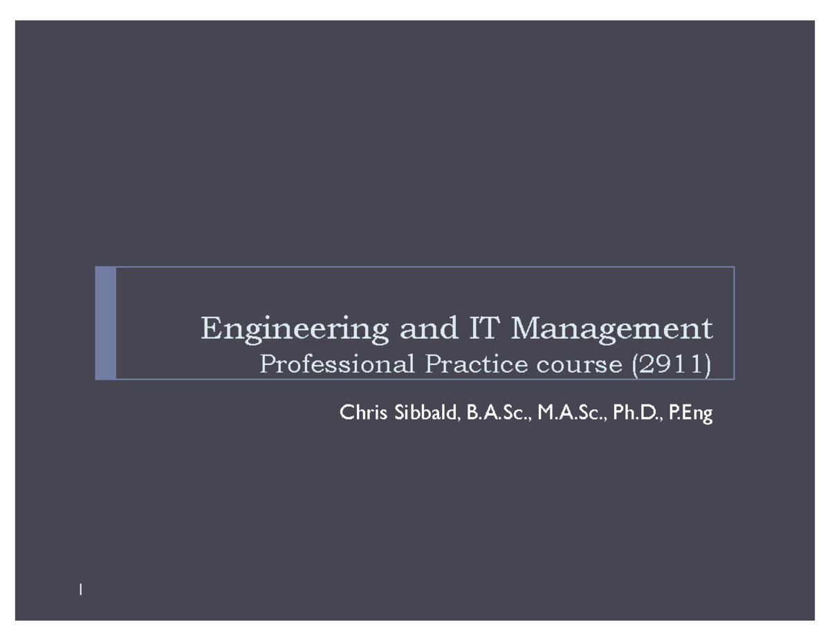 06 - Eng and IT Management V2 - Engineering and IT Management ...