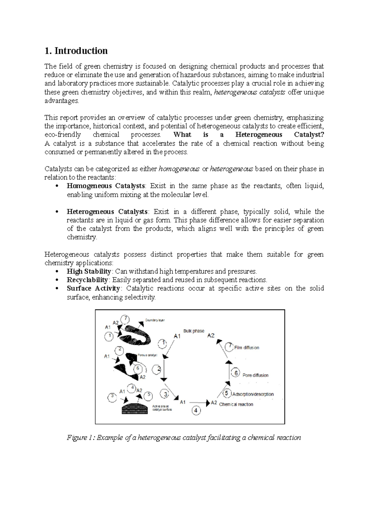 CST Topic 1 and 2 - NOTHING - 1. Introduction The field of green ...