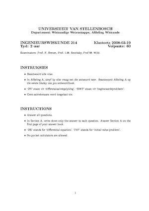 Tutorial 3 Memo - chmt3042A - Tutorial 3 memo Additional homework Problem - Studocu